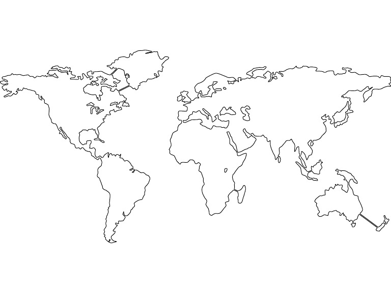 Laser Cut World Map for Wall Decoration A | PDF