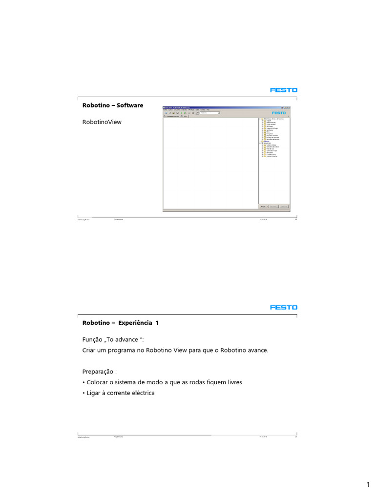 Exercicios Robotino | PDF