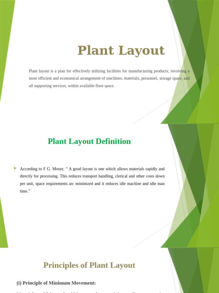 Plant Layout unit 2 | PDF