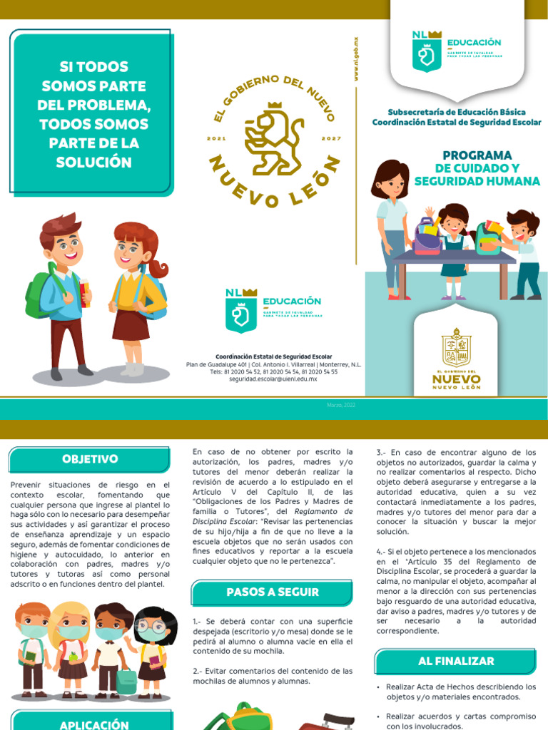 1.5.1 Programa de Cuidado y Seguridad Humana | PDF