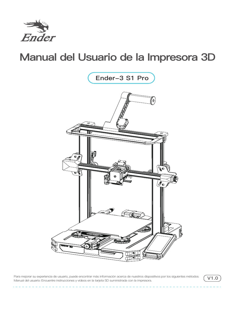 Creality Ender3 S1 Pro Hb-Es | PDF | Tornillo | Impresora (Computación)
