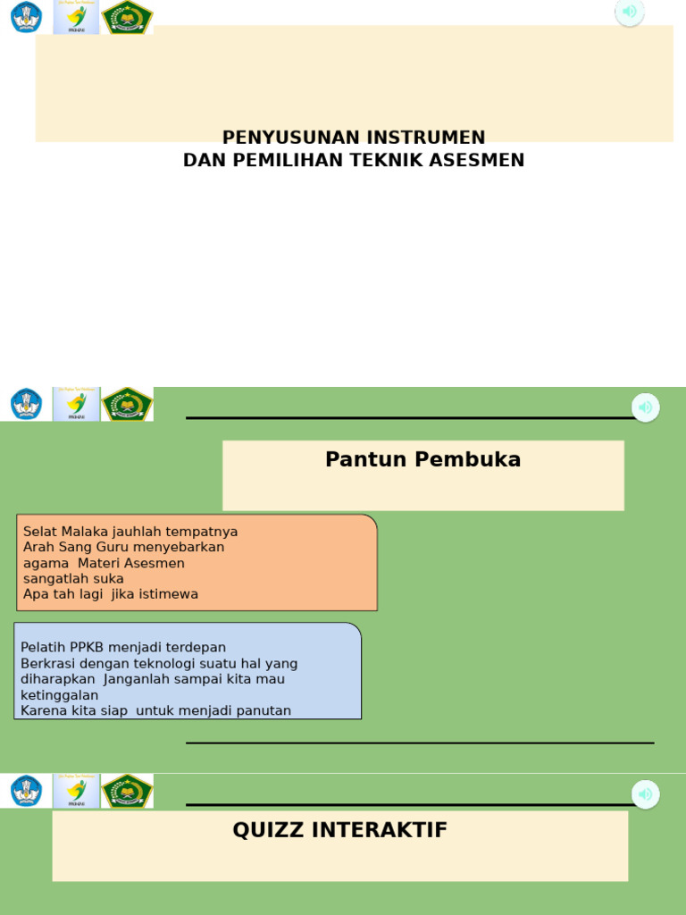 Penyusunan Instrumen Dan Pemilihan Teknik Asasmen | PDF