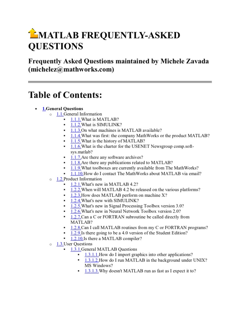 Matlab Frequently Pdf Matlab Array Data Structure 5110