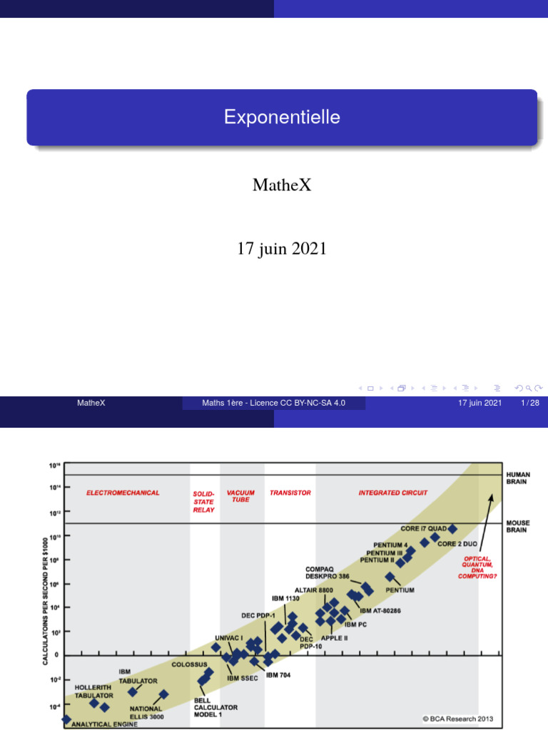 Exponentielle | PDF