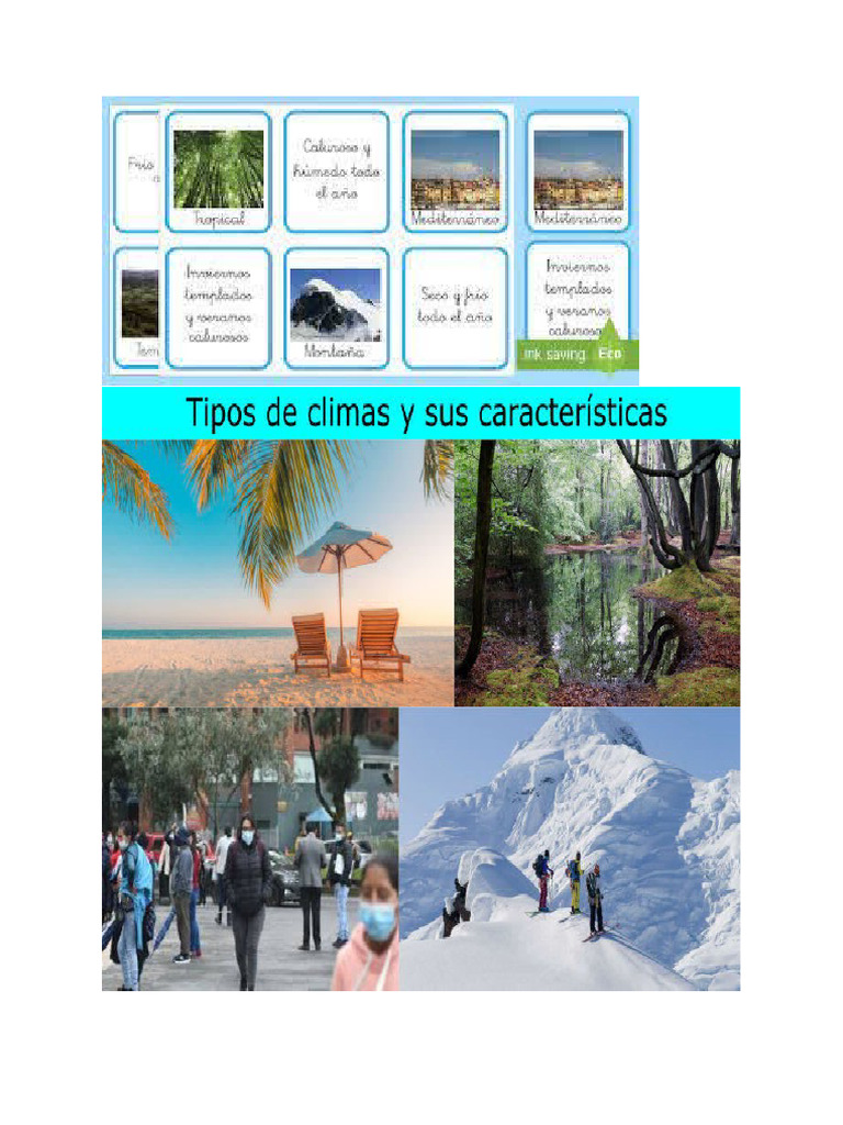 Tipos de Climas | PDF