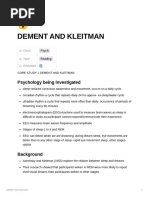 Dement and Kleitman 1957 | PDF | Rapid Eye Movement Sleep | Sleep