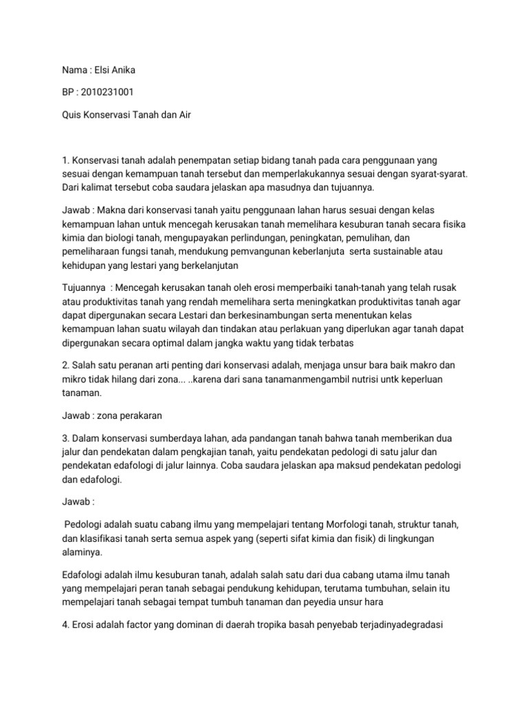 Quis KTA - Elsi Anika | PDF