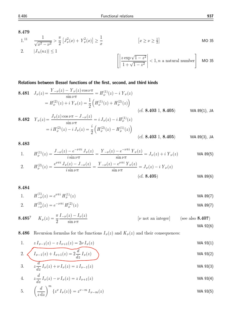 Table of Integrals, Series and Products Eighth Edition (1) 962 | PDF