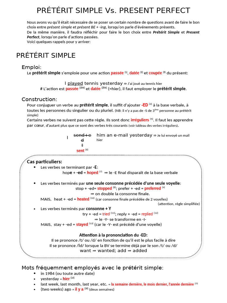 Explications (Fiche Complétée) | PDF