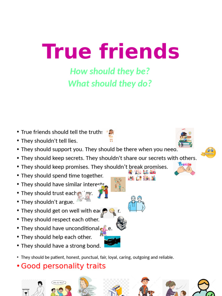 True Friends | PDF | Self-Improvement | Wellness