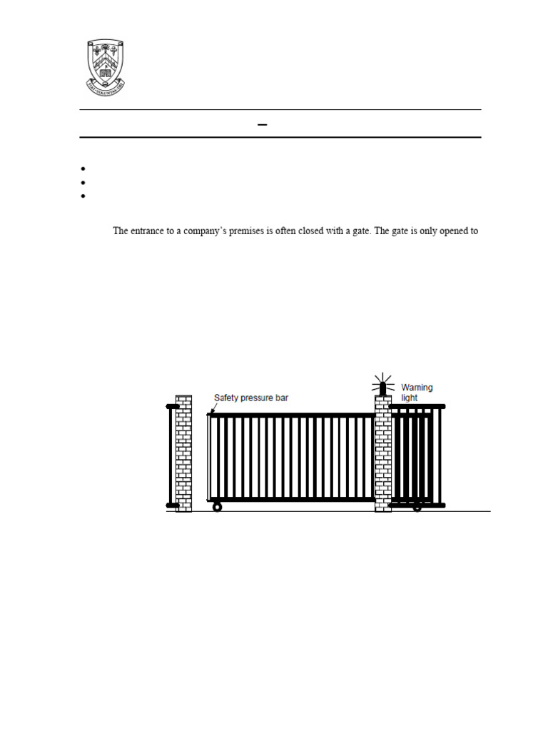 Electric Door Project | PDF