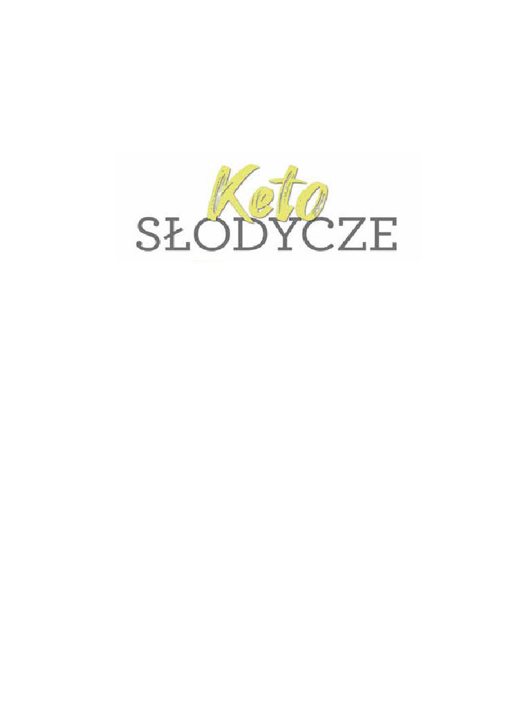 Keto Slodycze Carolyn Ketchum MM m2m | PDF