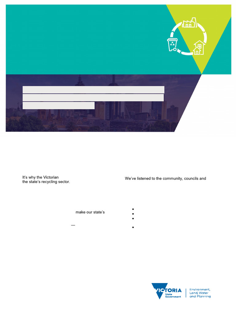 Recycling Victoria - Factsheet | PDF