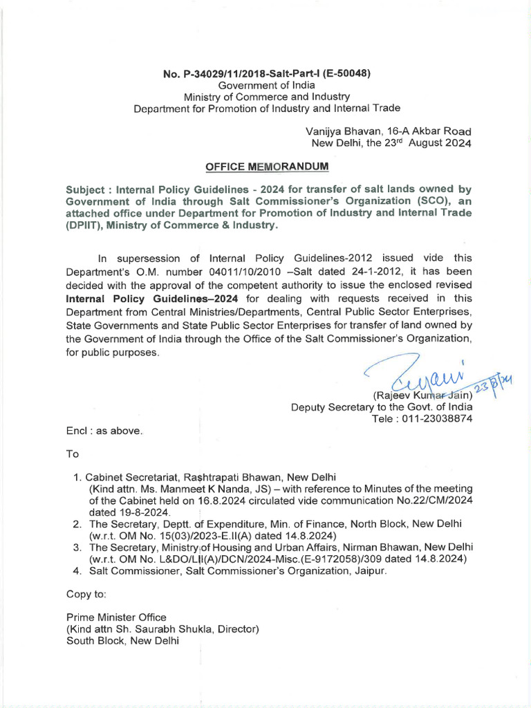 Internal Policy Guidelines 2024 | PDF