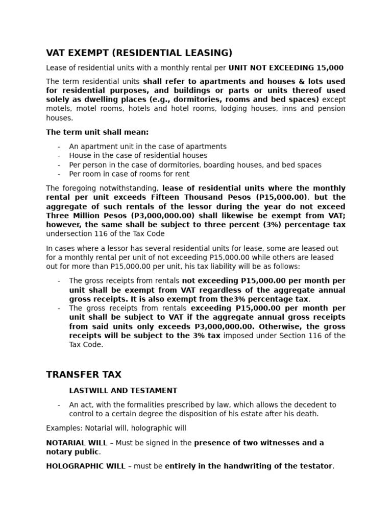 Bus Tax-Reviewer | PDF
