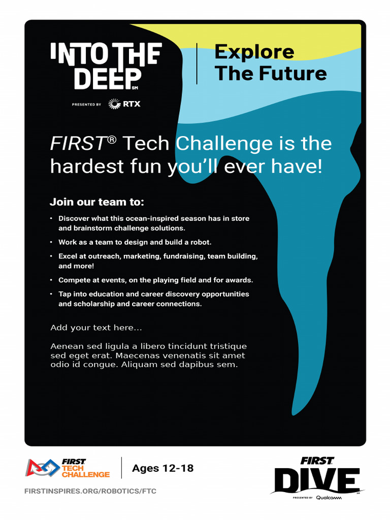 FD - FTC - Into The Deep - Recruitment - Posters - Tabloid | PDF