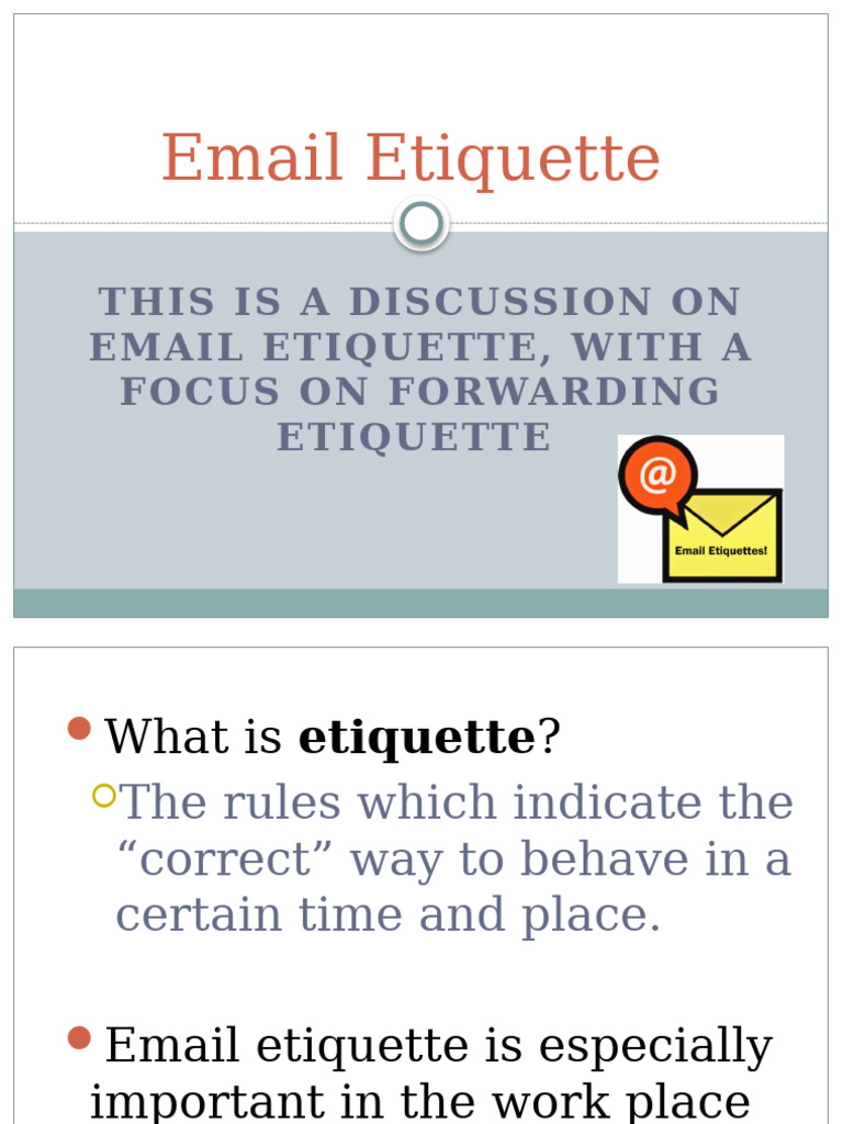 Email Writing Etiquette | PDF | Human Communication | Career & Growth