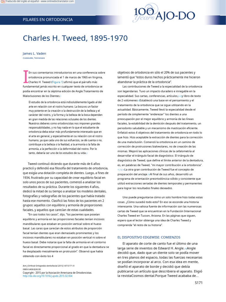 Charles Tweed Español | PDF