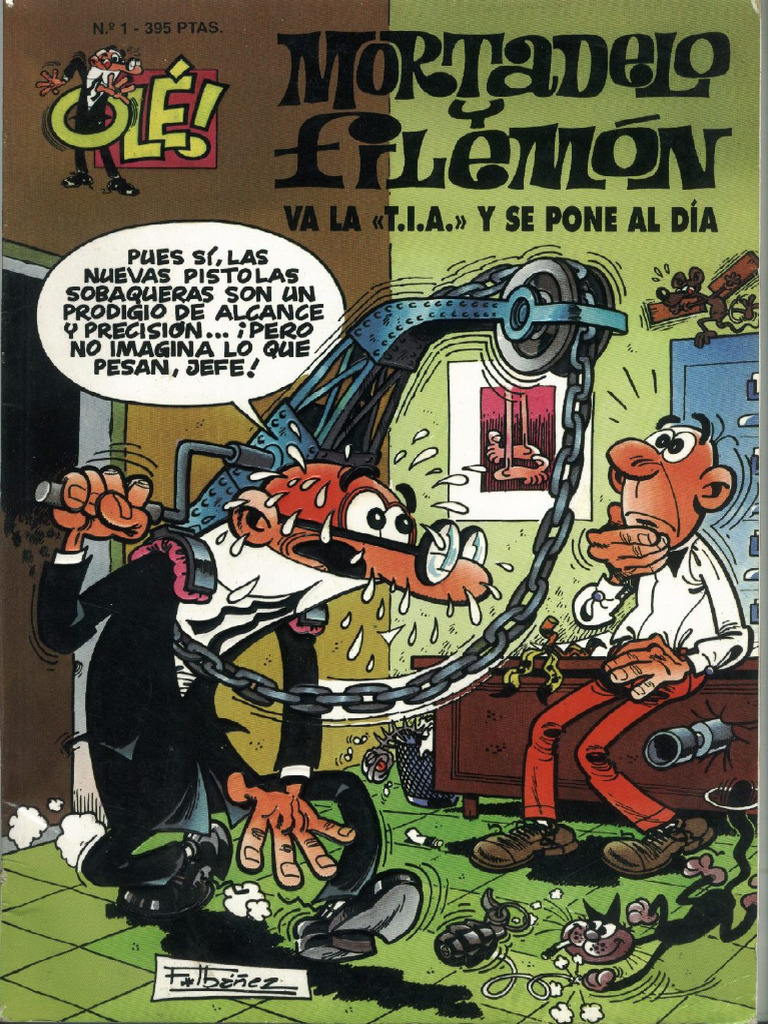 Mortadelo y Filemon. Va La T.I.A. y Se Pone Al Dia. | PDF