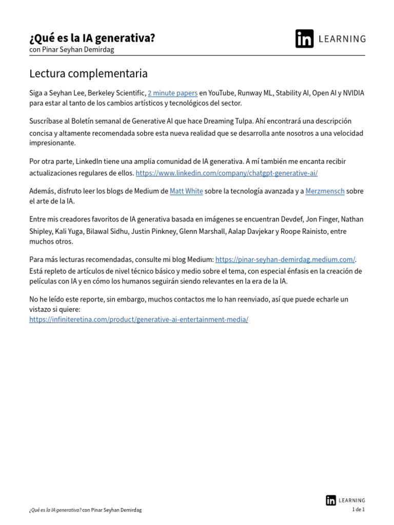 Further Reading | PDF