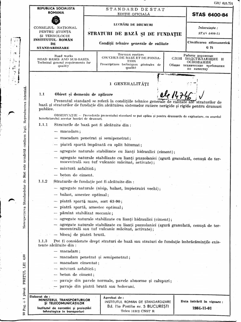 Stas 6400-84 | PDF