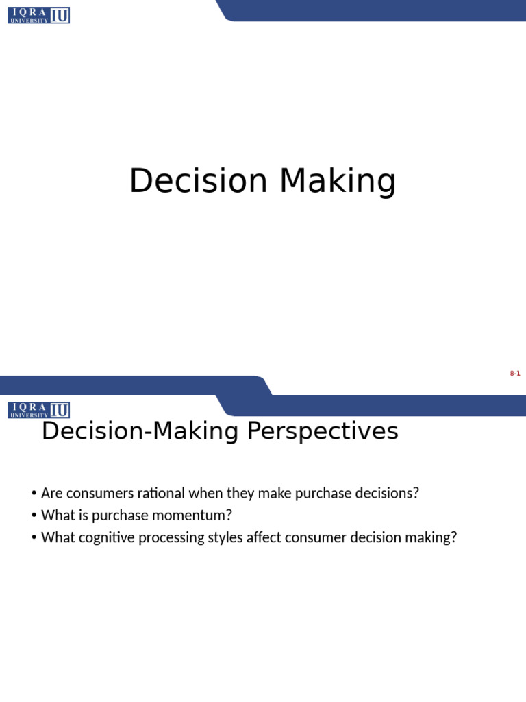 Decision Making | PDF | Decision Making | Risk