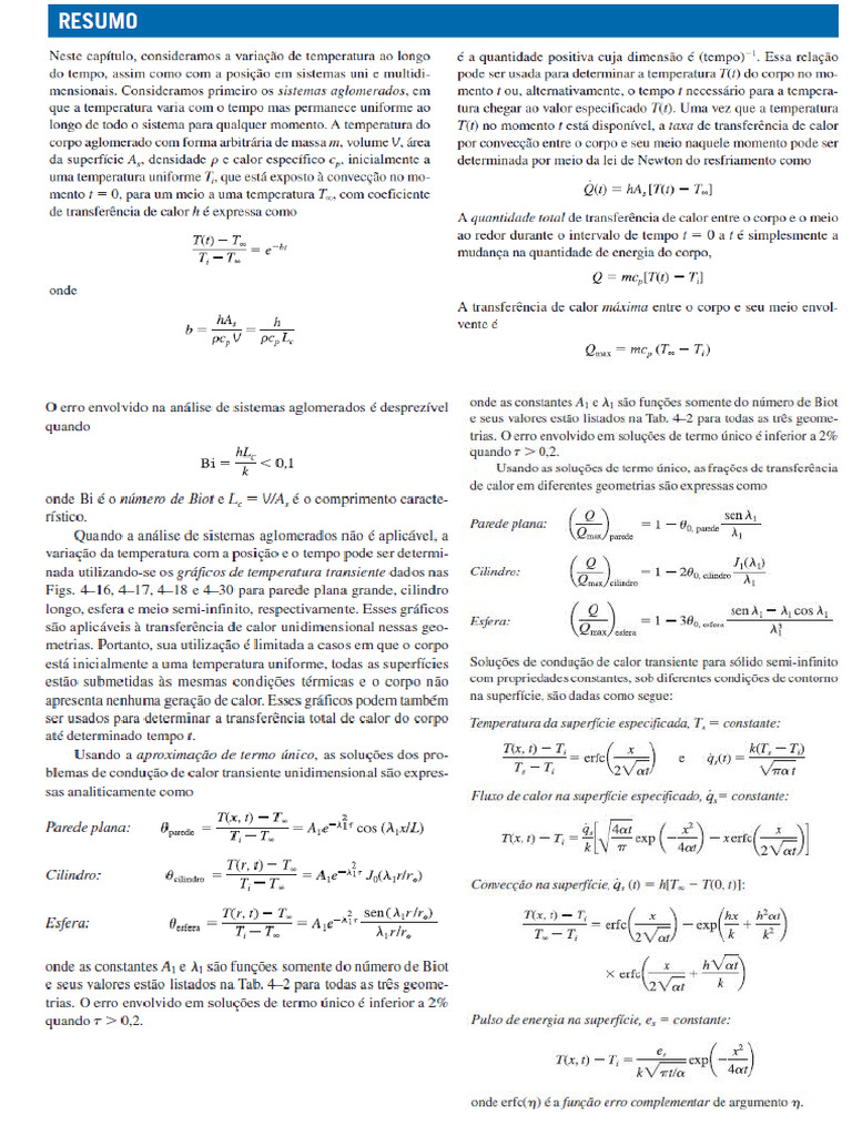Resumos de Transcal I - P2 | PDF