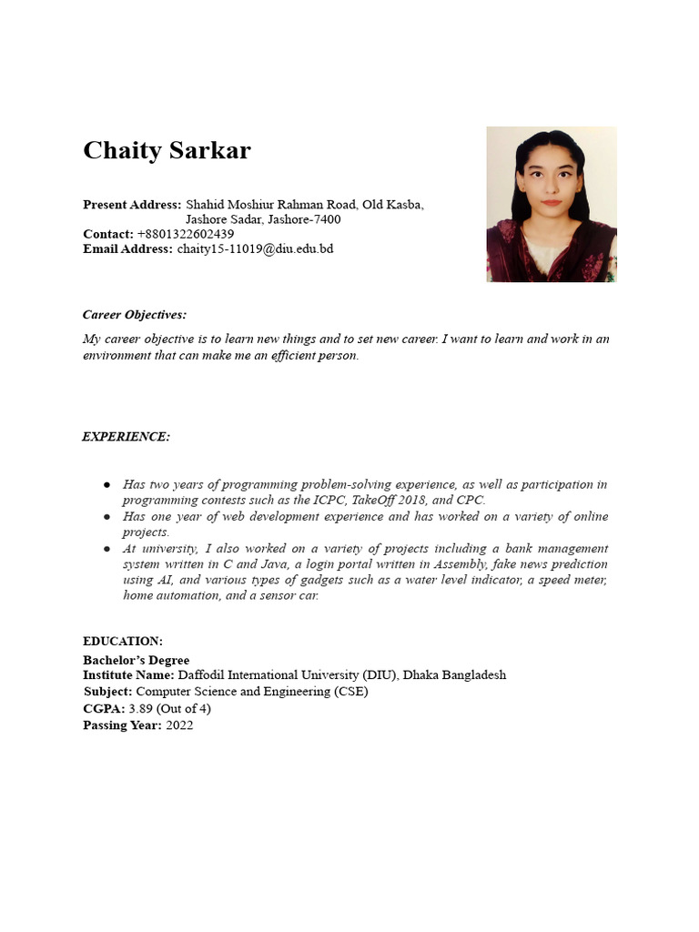 Chaity Sarkar | PDF
