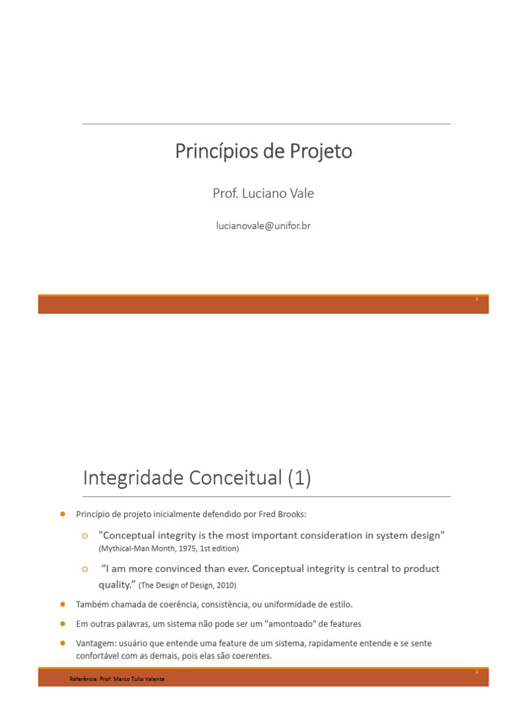 Aula 1 - Princípios de Projeto - SOLID | PDF