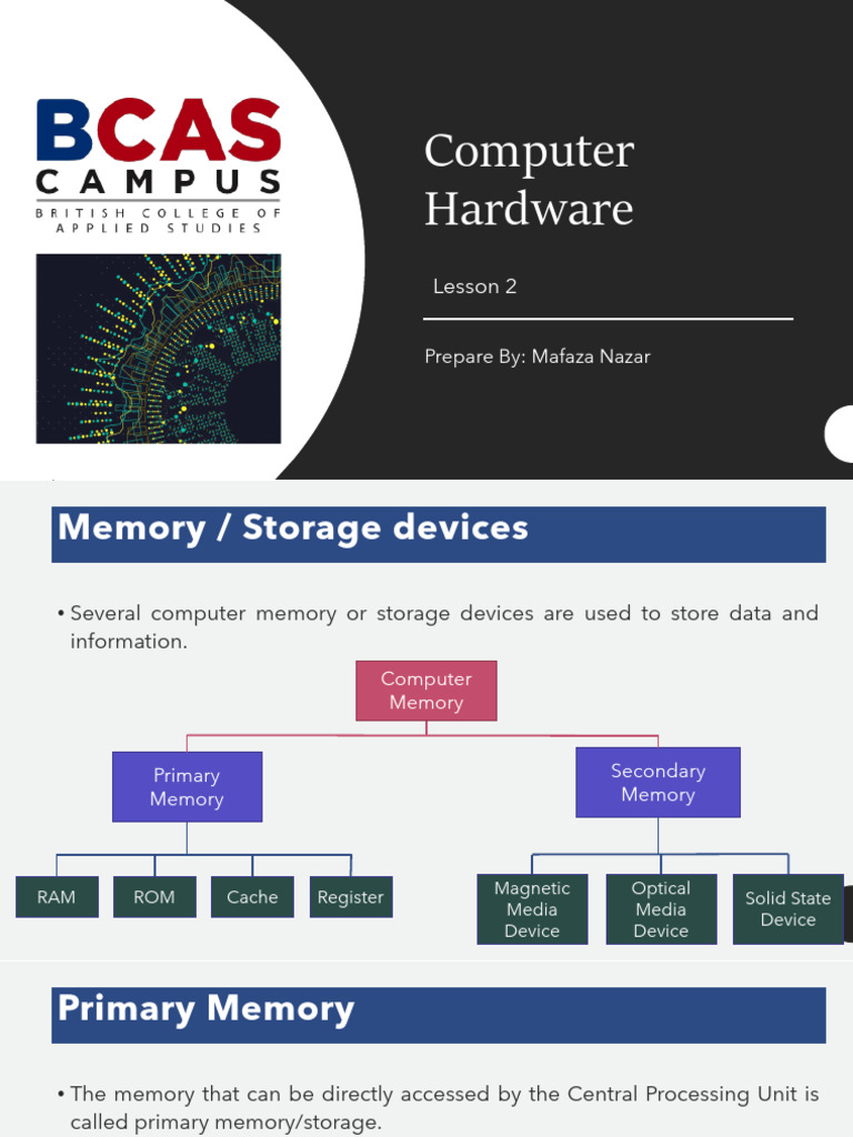 Computer Hardware Lec2 | PDF