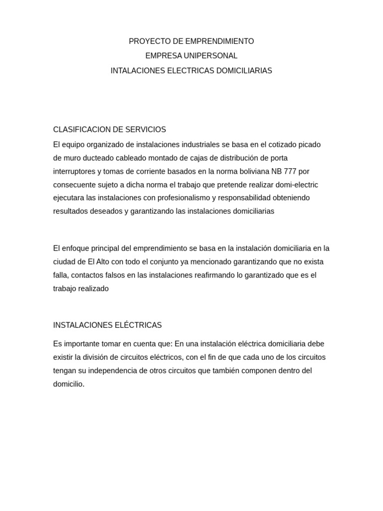 Proyecto Emp-600 | PDF