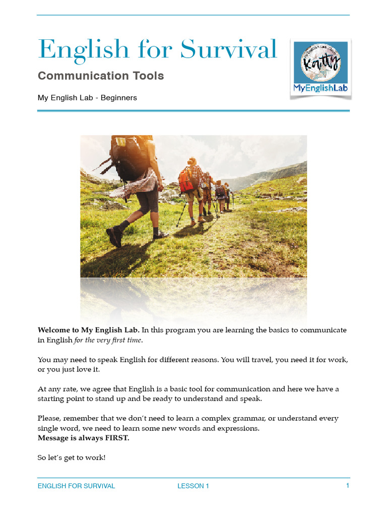 Beginners Lesson 1 | PDF