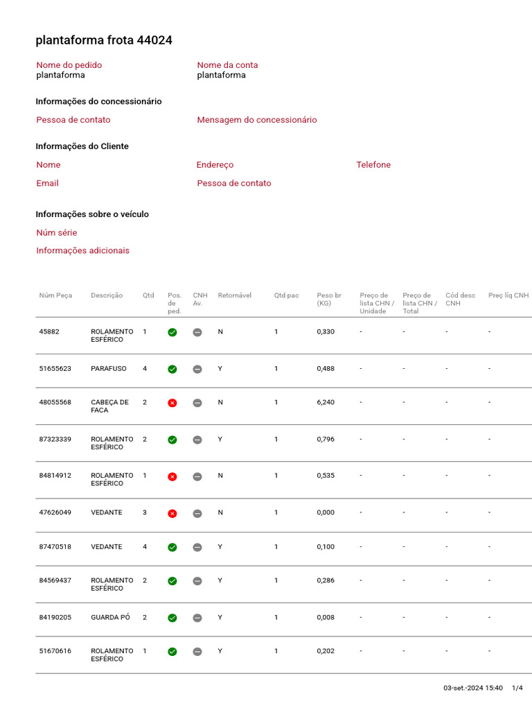 Plantaforma Frota | PDF