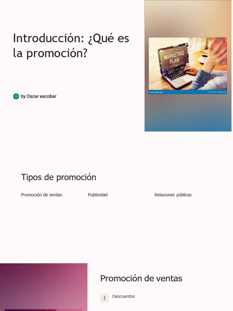Introduccion Que Es La Promocion | PDF