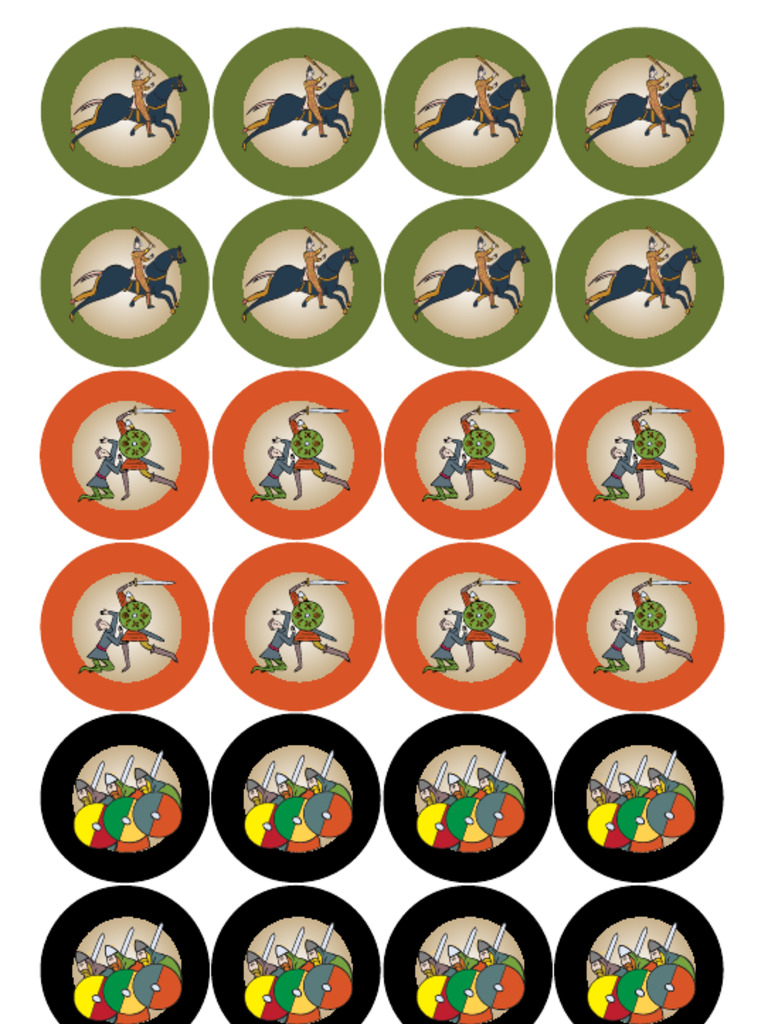 Conquest Tokens Sheet 1 | PDF