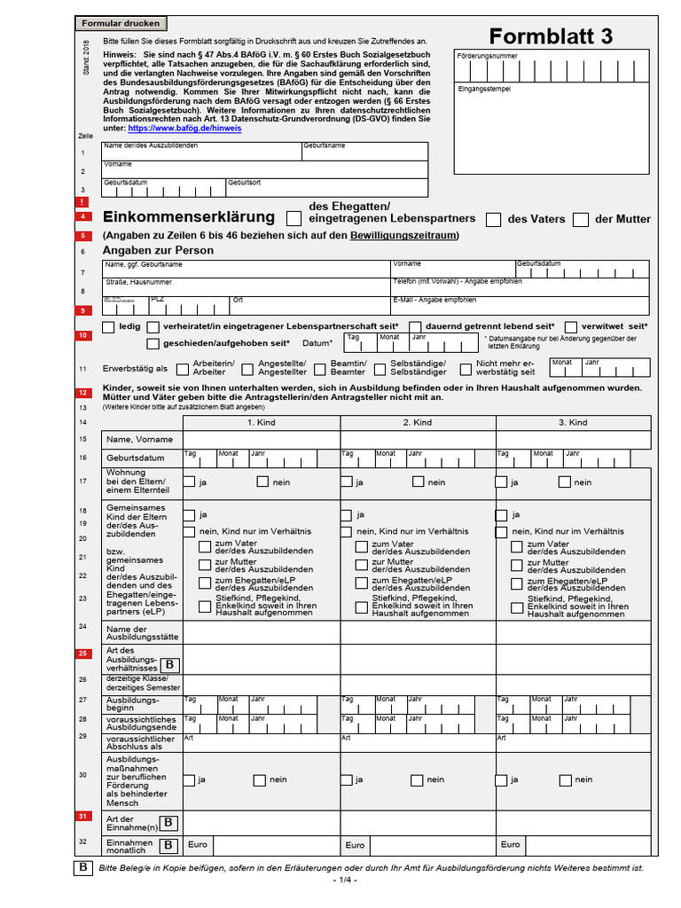 Formblatt Dreiiii | PDF