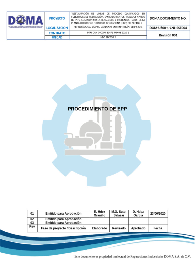 SSE004 - Procedimiento de EPP | PDF