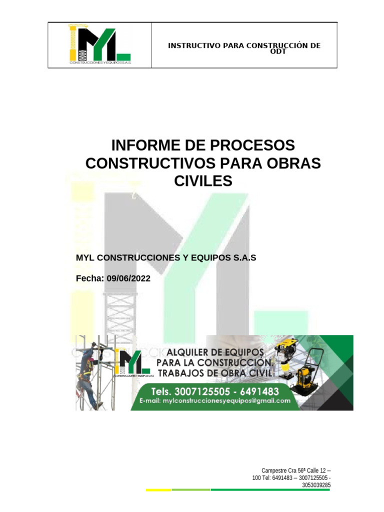 Proceso Constructivo Adecuaciones Hidraulicas | PDF