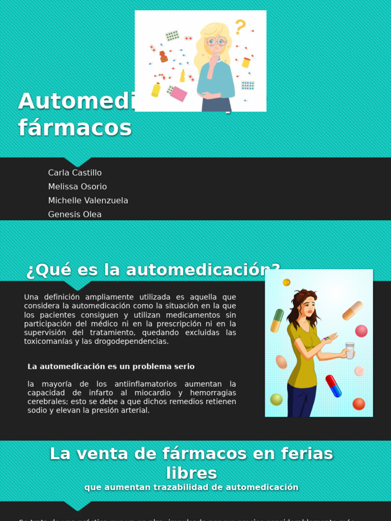Automedicación Por Fármacos | PDF