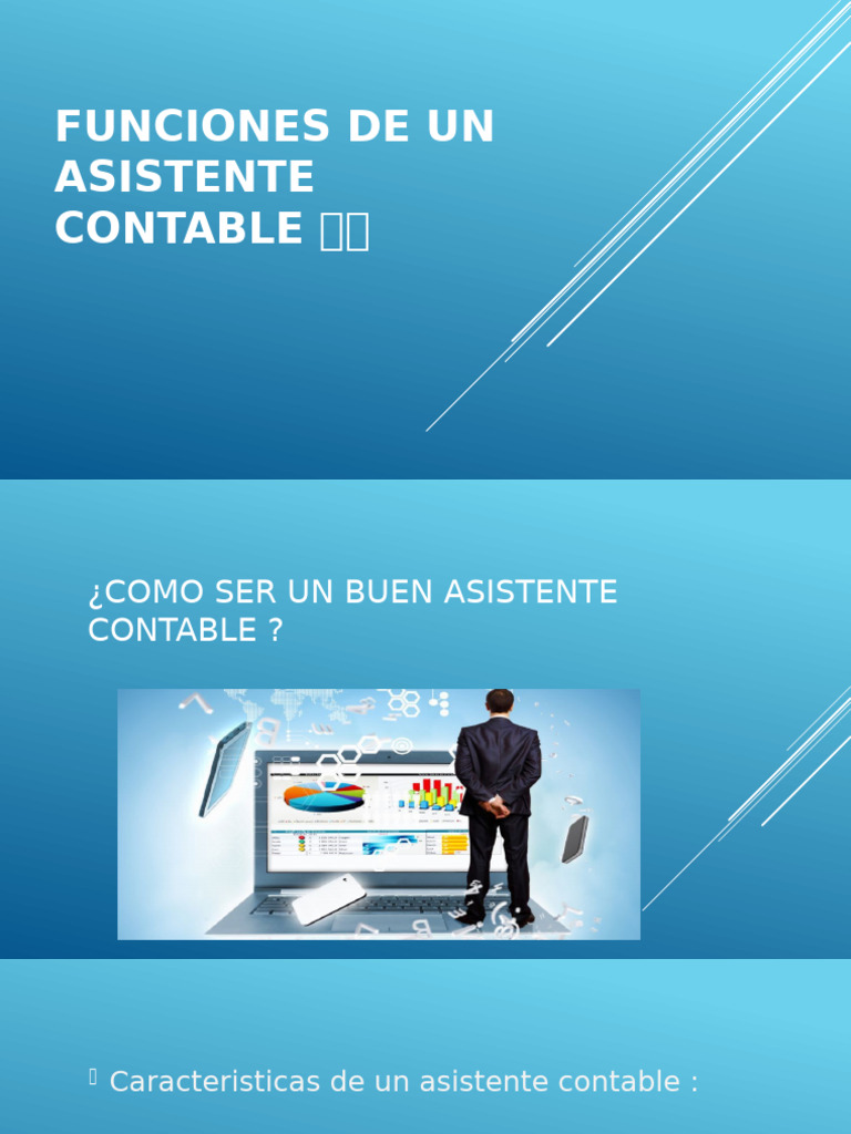 Funciones de un asistente contable ?? | PDF