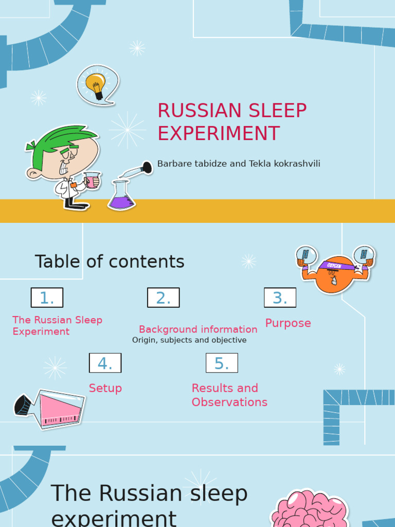 The Infamous Russian Sleep Experiment | PDF | Experiment | Science ...