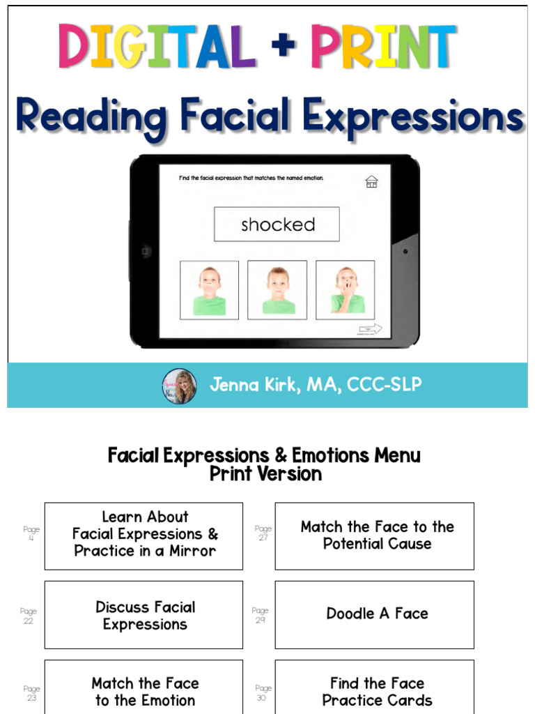 Facial Expressions Print Version | PDF