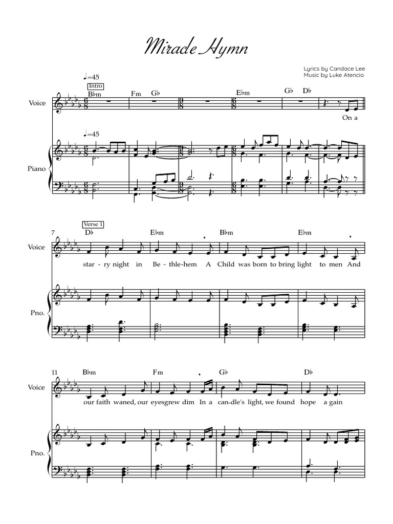 Miracle Hymn | PDF