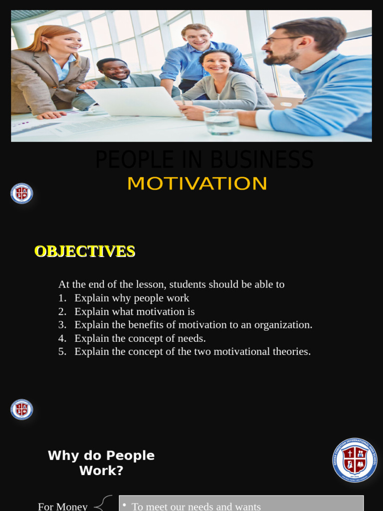 WK 11 People in Organisation Motivation Theories | PDF