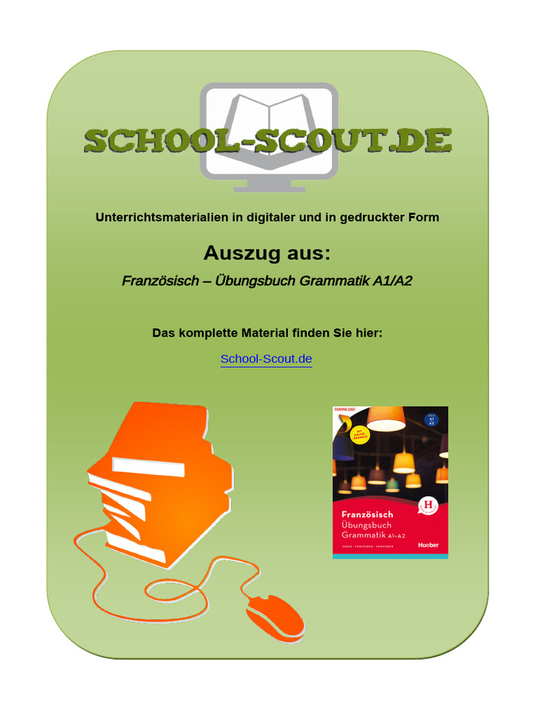 Vorschau 70703 Franzoesisch - Uebungsbuch Grammatik A1 A2 | PDF
