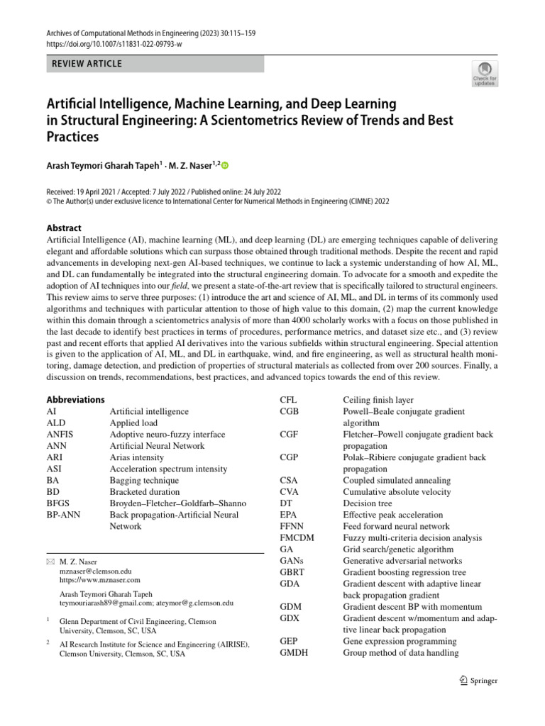 Artificial Intelligence, Machine Learning, and Deep Learning in ...