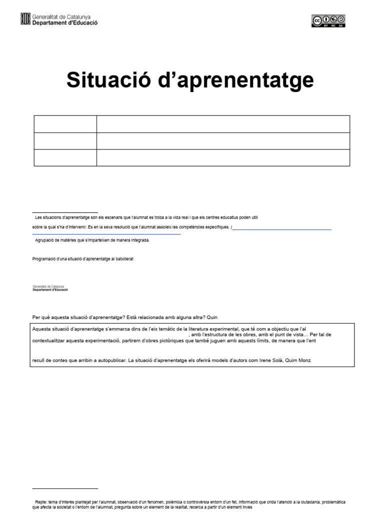 SA Creacio Literaria - Desmuntem El Relat | PDF