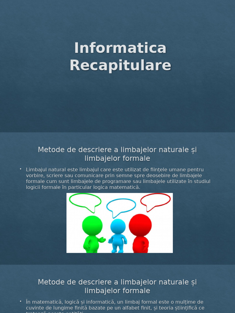 Recapitulare | PDF