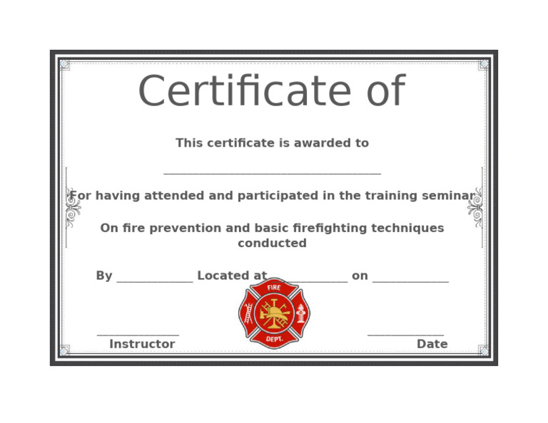 Fire Alarm Certificate Template | PDF