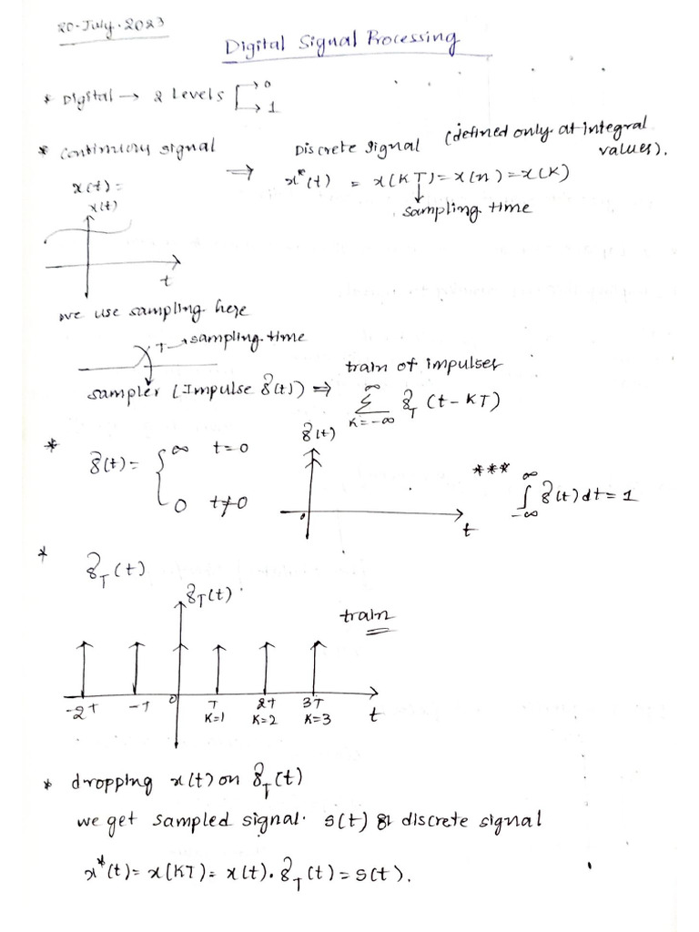 DSP Notes | PDF
